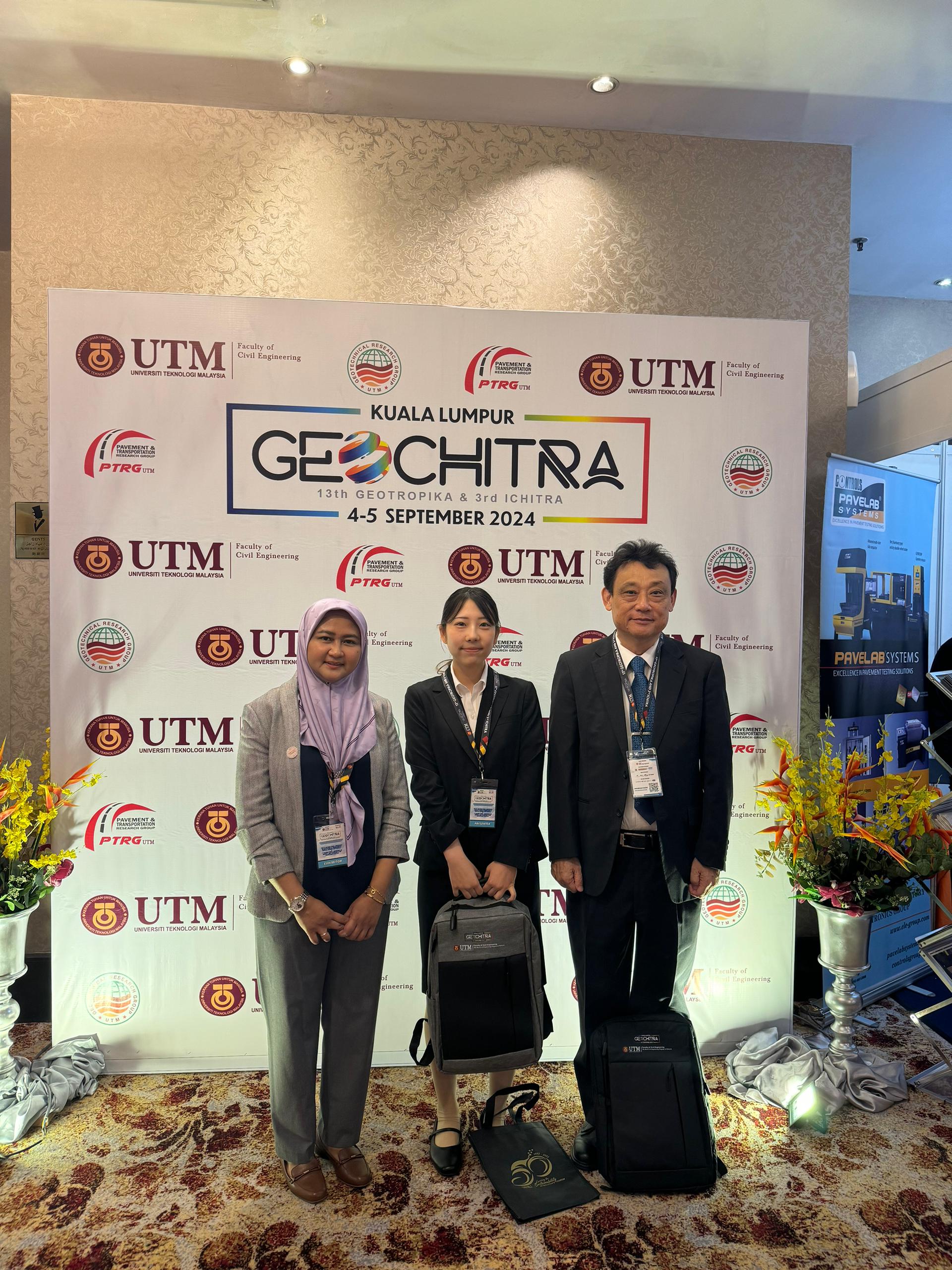 都市環境デザイン工学科の教員・学生が、マレーシアでのシンポジウムに参加 - 鹿児島工業高等専門学校